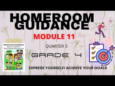 HOMEROOM GUIDANCE MODULE 11 QUARTER 3 FOR GRADE 4 - YouTube