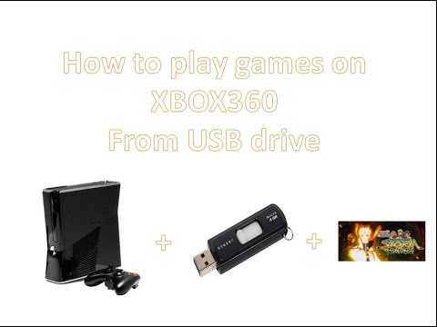 How to play games on Xbox360 using USB drive - YouTube