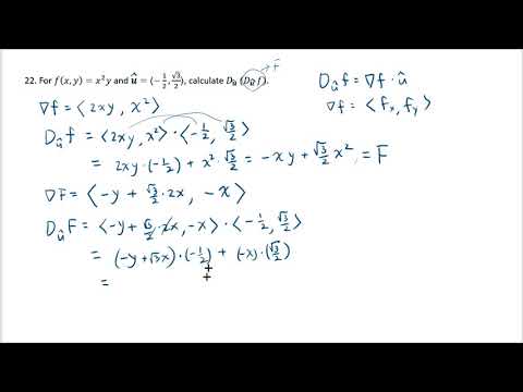 Second directional derivative of a function - YouTube