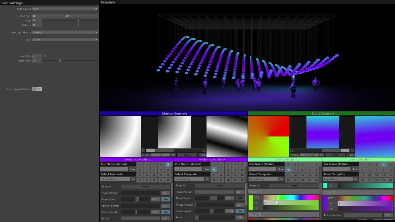 Kinetic Controller and Simulation Touchdesigner - YouTube