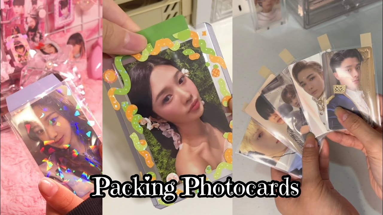 🪷🍡 Packing Kpop Photocards #6 [ ASMR ] | tiktok compilation | - YouTube