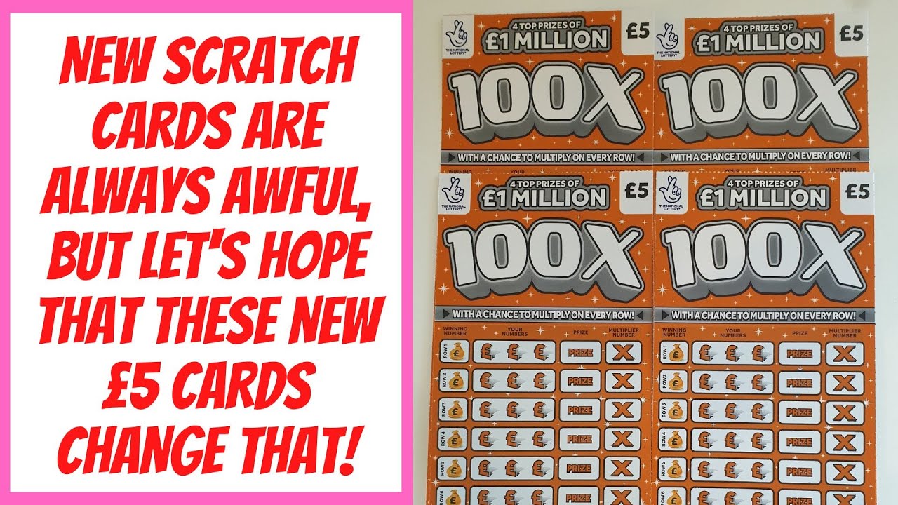 New £5 Lottery Scratch Cards. £20 of the X100 scratch cards scratched ...
