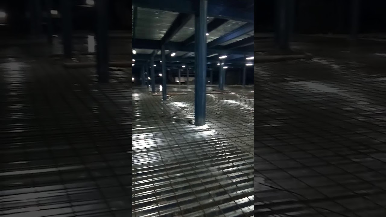 Slab casting work - YouTube