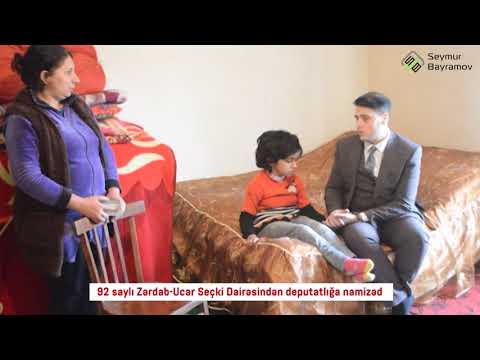 Deputatlığa namizəd Seymur Bayramovun seçicilərlə görüşlərdən çıxışları