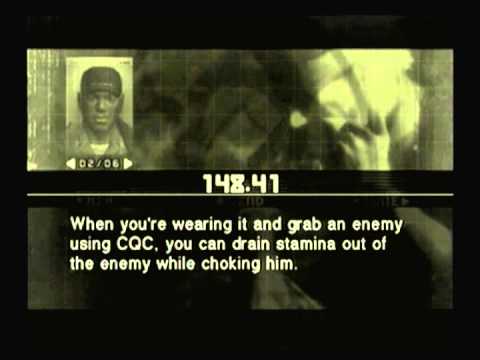 Metal Gear Solid 3 - Sigint - Camouflage - Spirit - YouTube