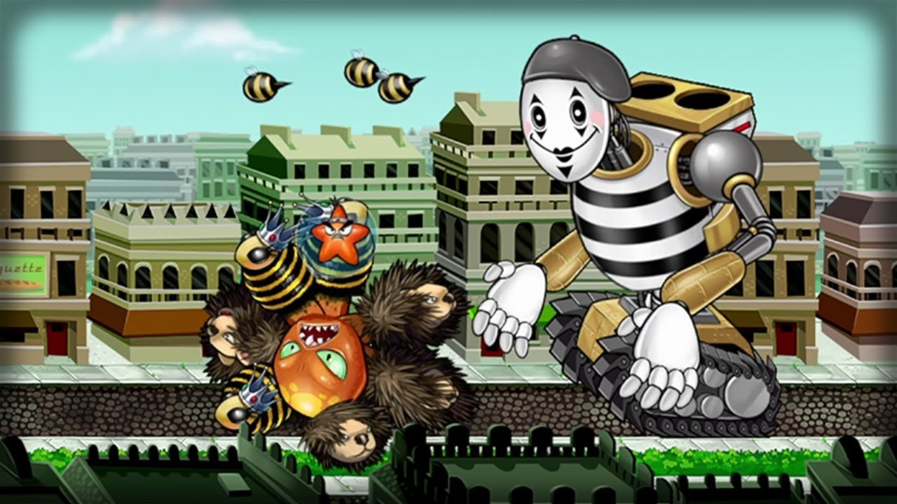 Octogeddon - Arcade Game Where an Octopus Spits His Bush On Some French ...