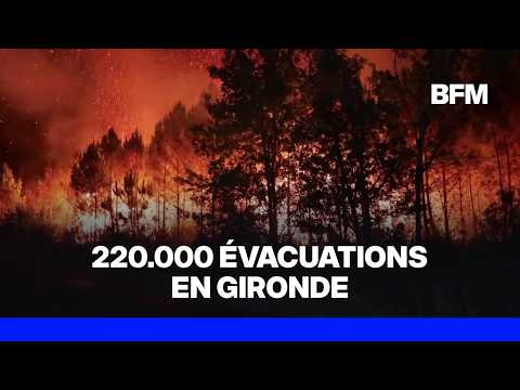 Incendie en Gironde: 42.000 hectares de \