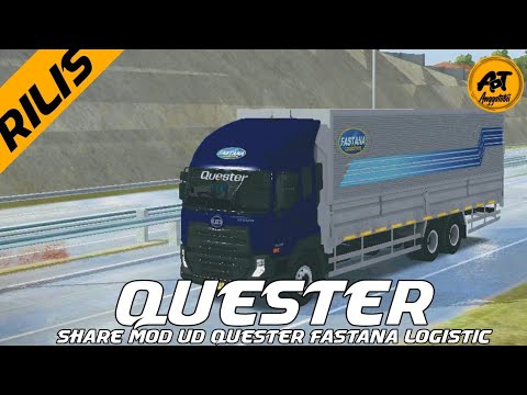 SHARE MOD UD QUESTER WING BOX FASTANA LOGISTIC || BUSSID MOD 2024 - YouTube