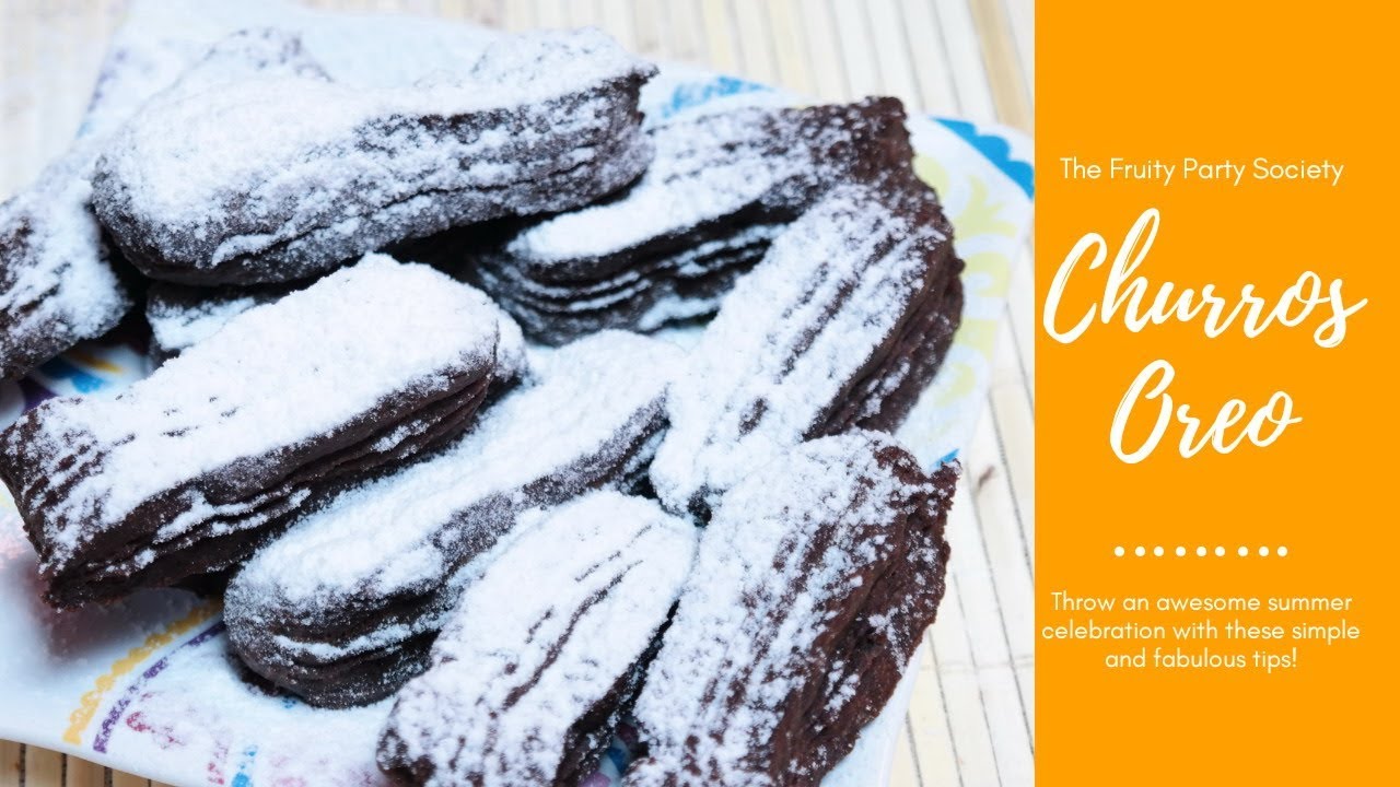 Cara Membuat Churros Oreo - YouTube