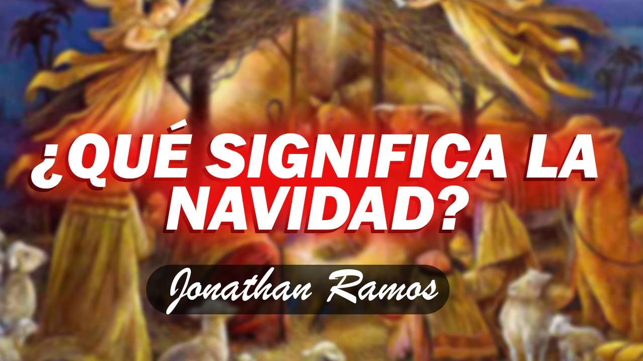 ¿Qué significa la Navidad? Jonathan Ramos en entrevista - YouTube