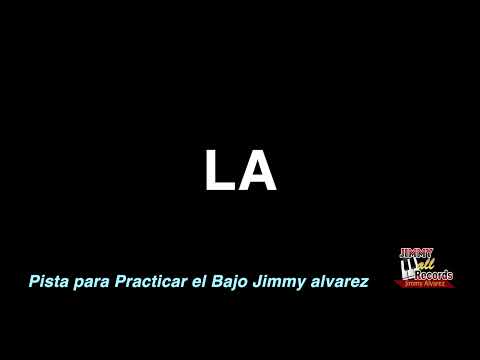 Merengue base Para practicar el Bajo PISTA - LA y MI - Jimmy Alvarez