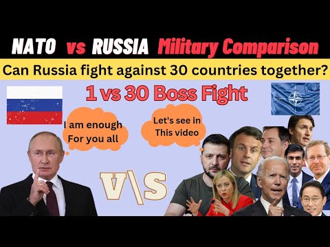 NATO vs Russia Military Comparison 2023 | NATO vs Russia - YouTube