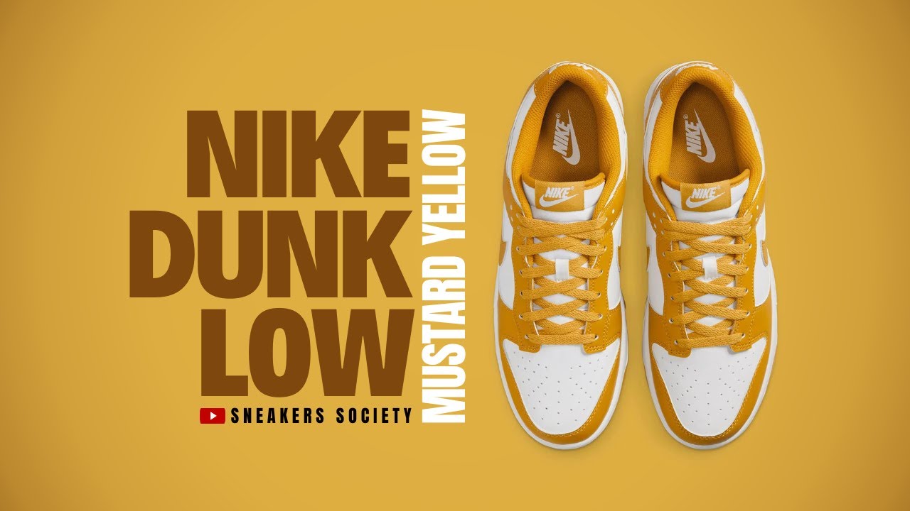 MUSTARD YELLOW 2025 Nike Dunk Low | DETAILED LOOK + PRICE - YouTube