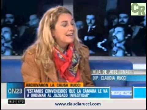Claudia Rucci entrevistada por Romina Manguel. Canal CN23 , 15-08-12 ...