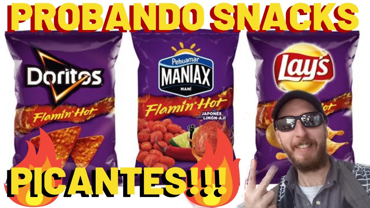 🔥ARGENTINO PROBANDO SNACKS PICANTES - Doritos y 3D´s de Queso👌 - YouTube