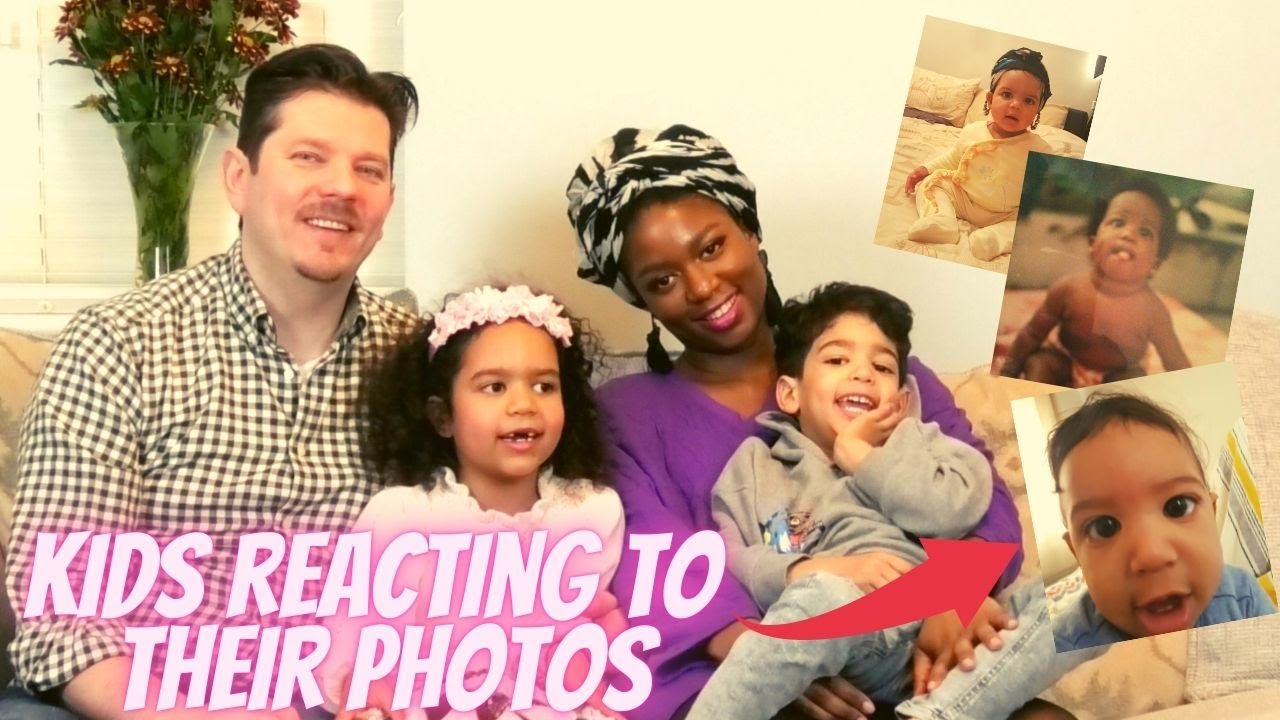 Kids Reacting To Their Own & Family Photos In The Best Ways! - YouTube