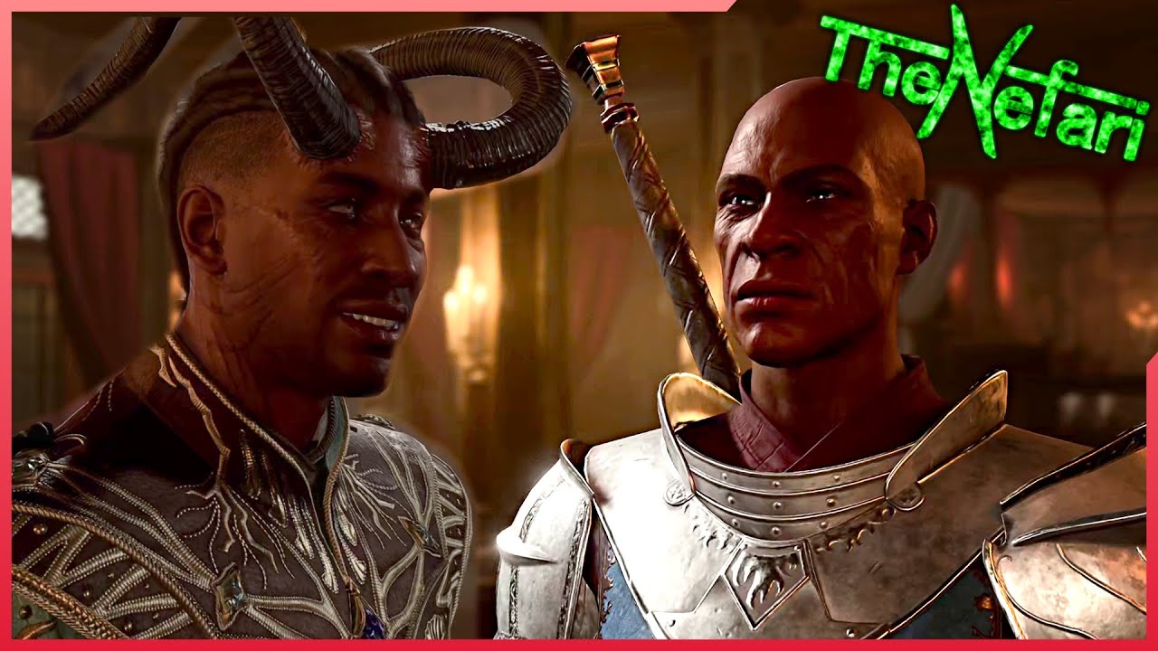 Wyll and Duke Ulder Ravenguard in Camp - Baldurs Gate 3 Let's Play Part ...