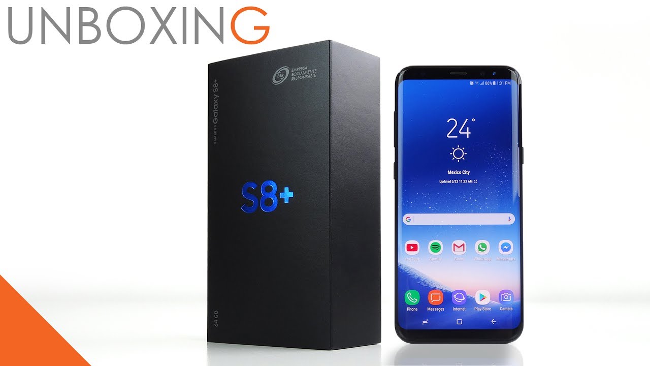Samsung Galaxy S8+ Unboxing - YouTube
