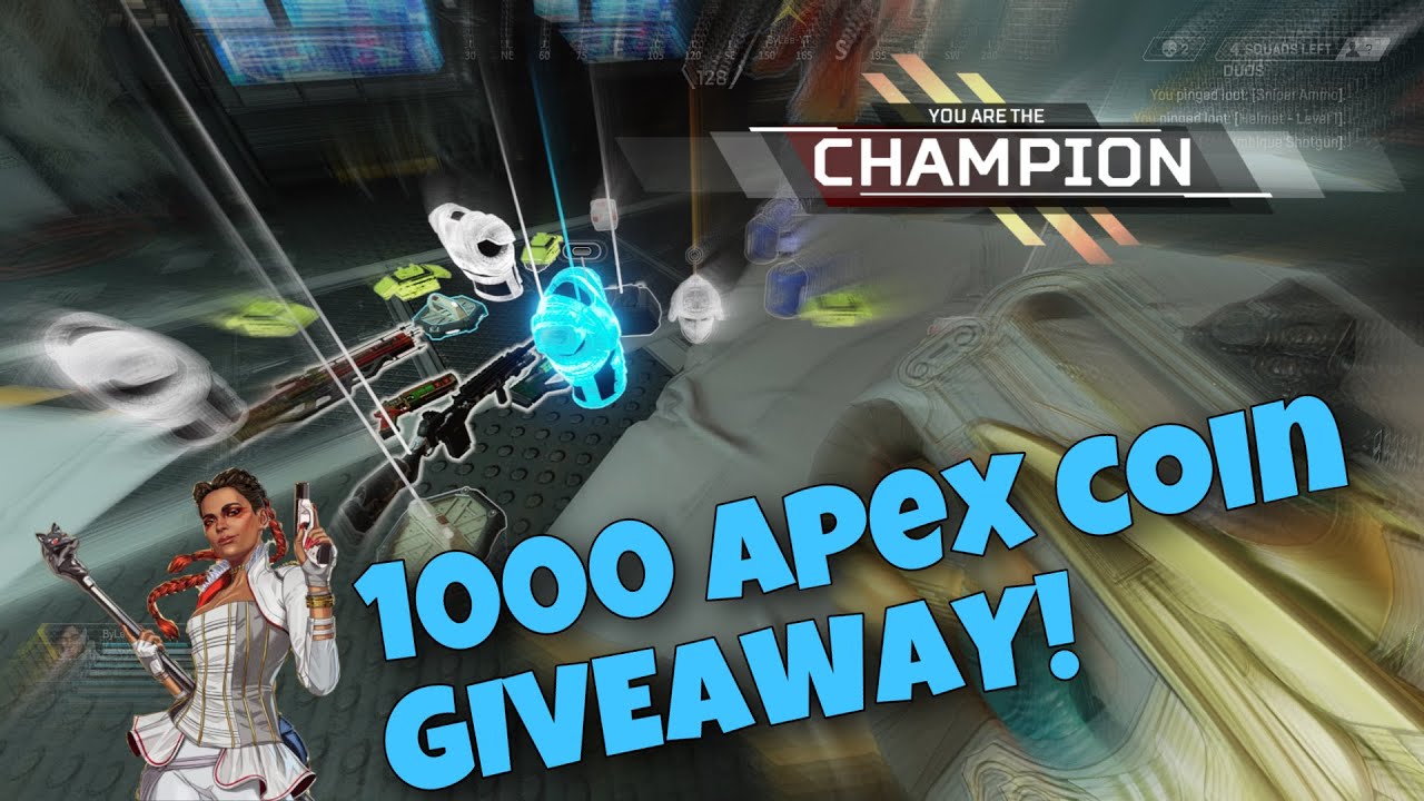 1,000 APEX COIN GIVEAWAY!! Apex Legends Live!!! - YouTube