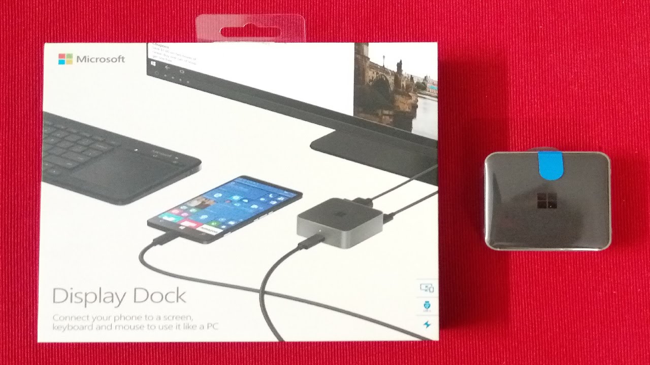 Microsoft Display Dock - Unboxing and First Impressions - YouTube
