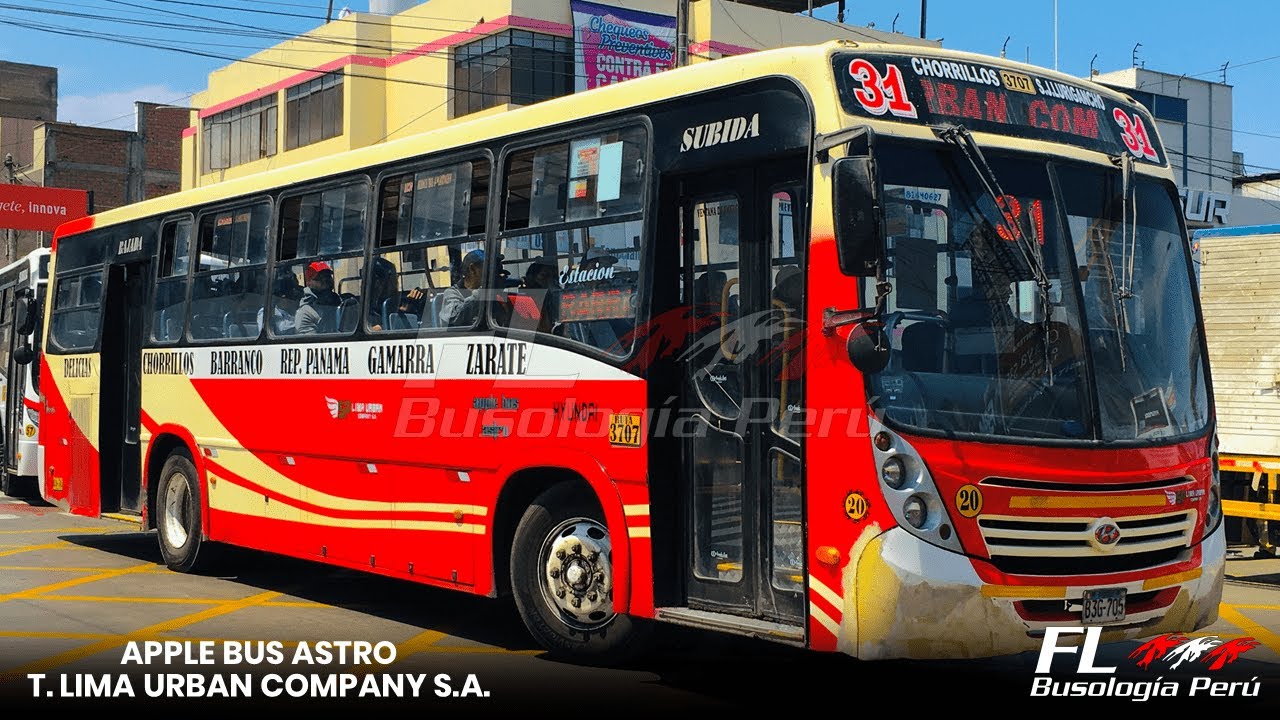 Apple Bus Astro Hyundai Súper AeroCity|Transportes Lima Urban Company S ...