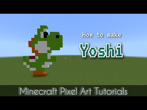 Minecraft Pixel Art Templates Yoshi
