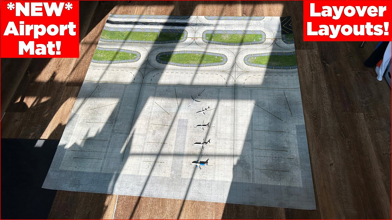 *NEW* AIRPORT MAT from Layover Layouts! - YouTube