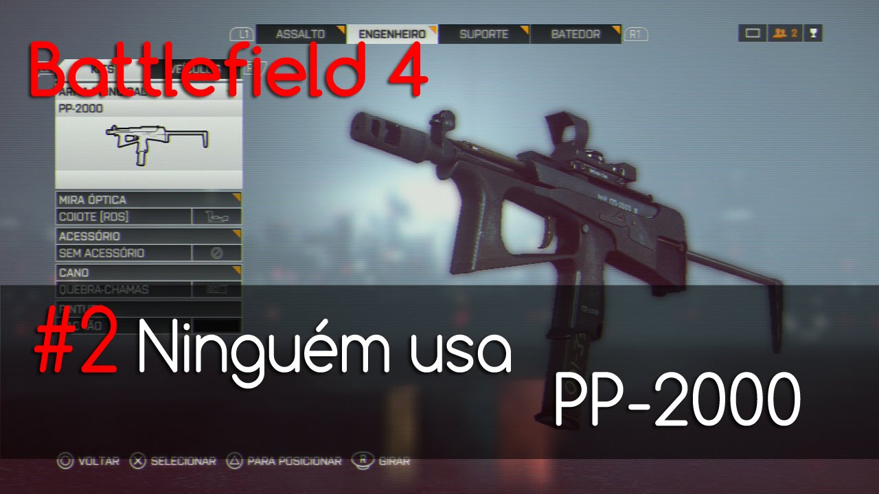 BF4 - #2 Ninguém usa: PP-2000 - YouTube