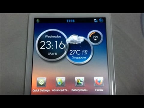 How to get back the Motorola Circles Widget on a Custom Rom - YouTube