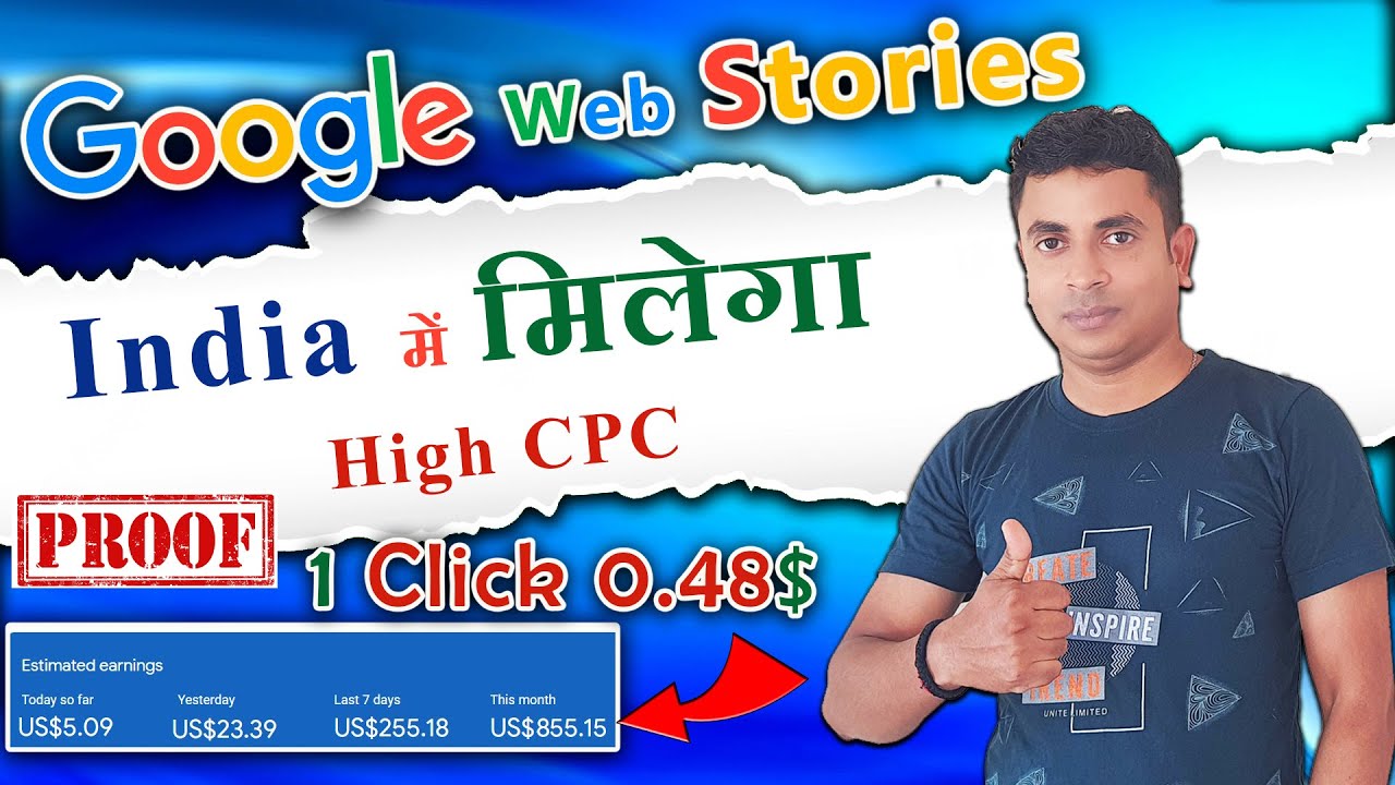 Google Web Stories High CPC in India | Google Web Stories Adsense ...