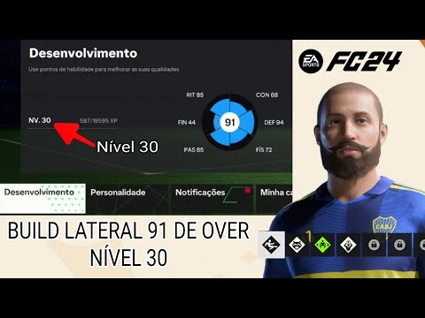 Build lateral (LE/LD) 91 de over Nível 30 - Como subir de over no modo ...