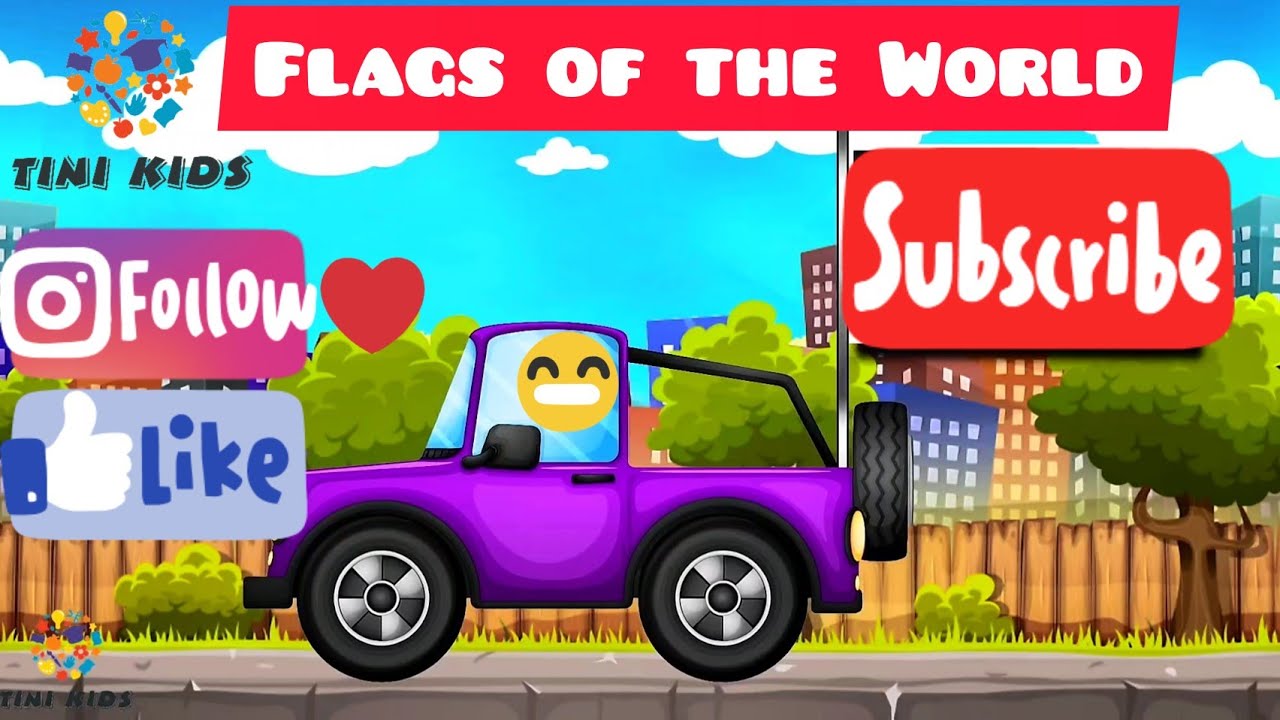 Flags of the World | flags for kids | fun with flags - YouTube