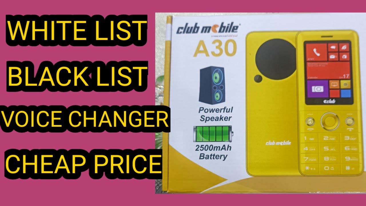 Club mobile new model | Club mobile A30 | A30 new model | Club mobile ...
