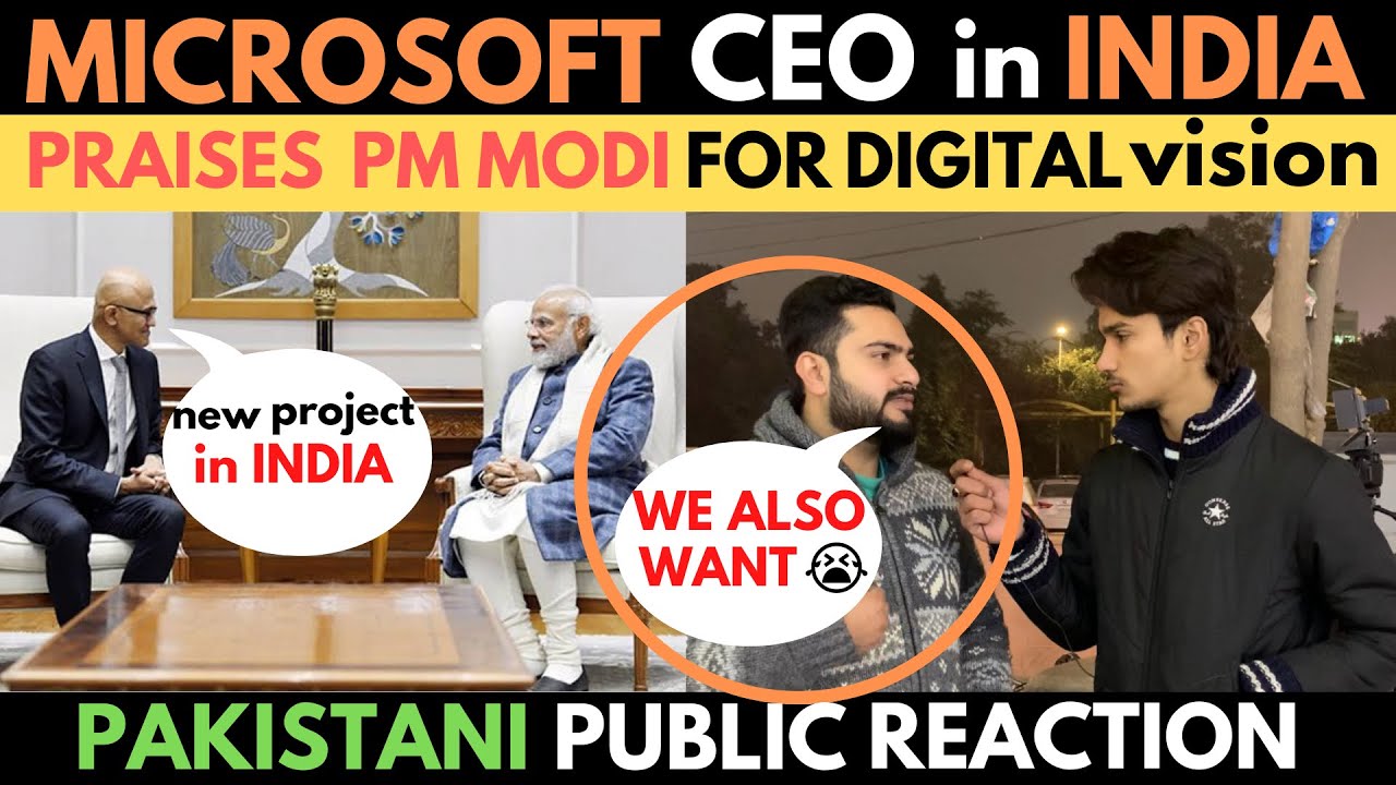 DIGITAL INDIA VISION PRAISED BY MICROSOFT CEO | PAKISTANI ...