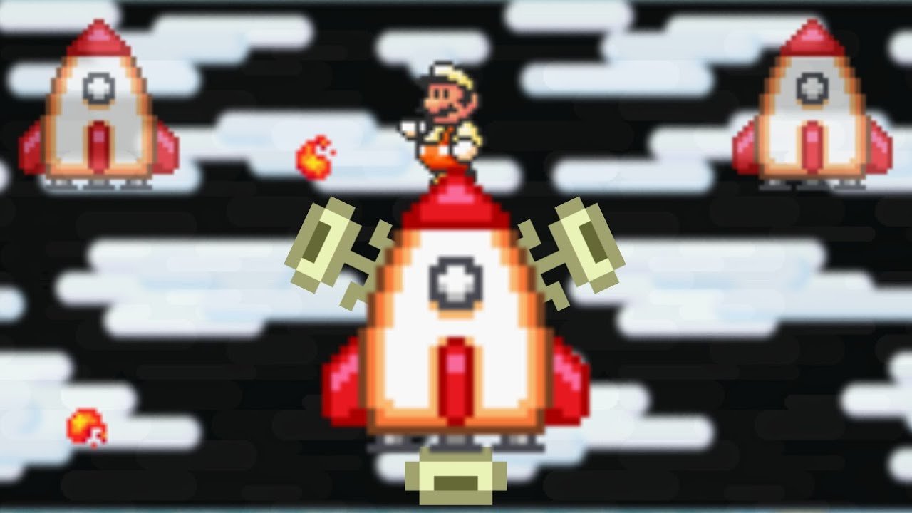 Super Mario Maker 2 - Creative "Superball Flower" Level - YouTube