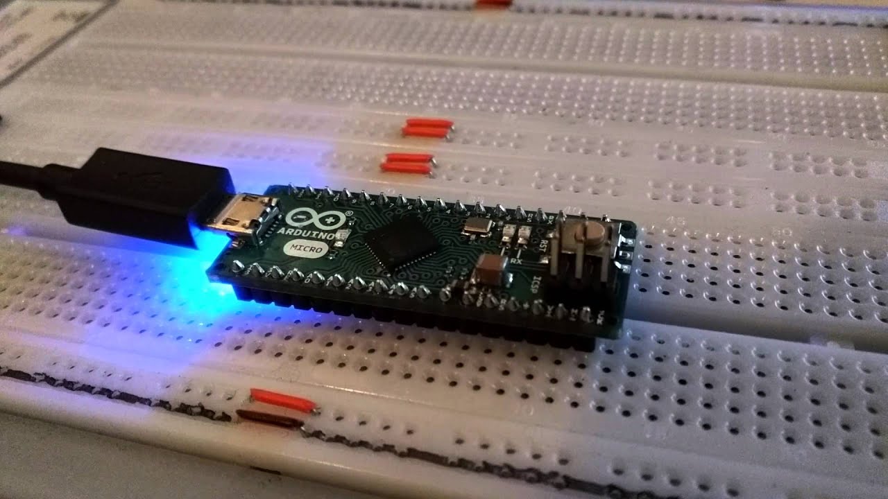 Blink Beispiel auf dem Arduino Micro - YouTube
