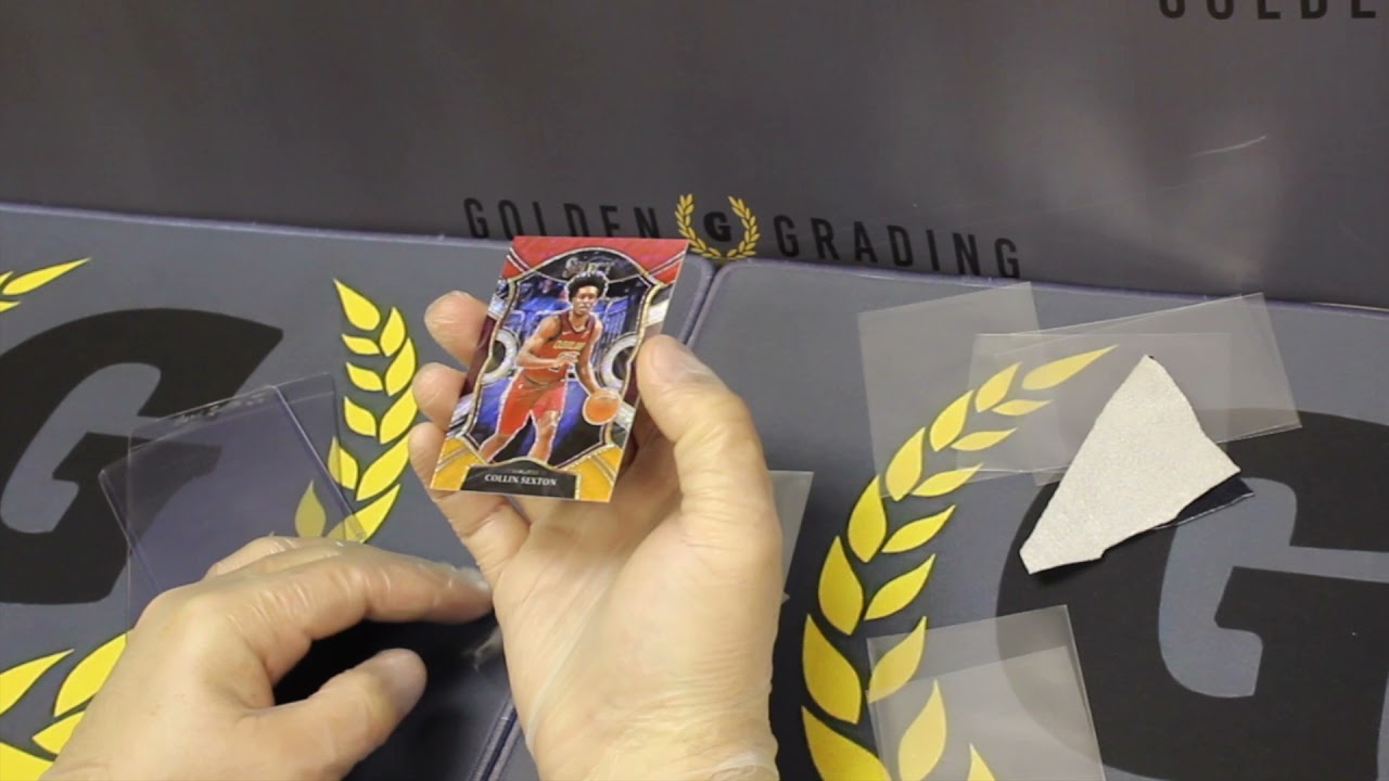 Golden Grading: How to Prepare Your Cards For Grading - YouTube