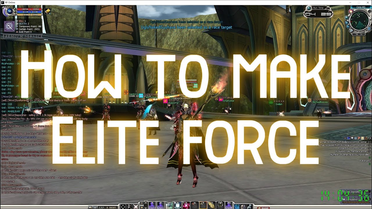 How to make Elite Force - RF Online PlayPark NeoNexus - YouTube