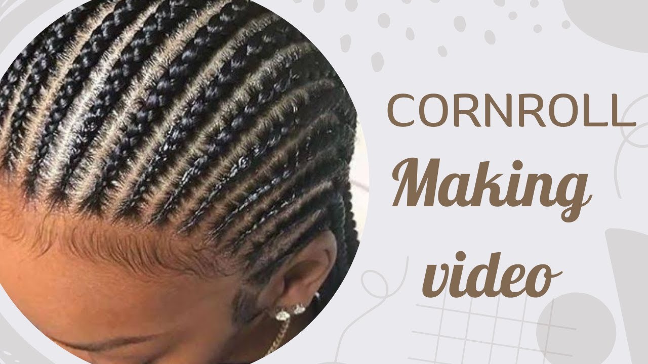 LIVE Natural Hair Cornrow Tutorial: Easy & Beautiful Styles - YouTube