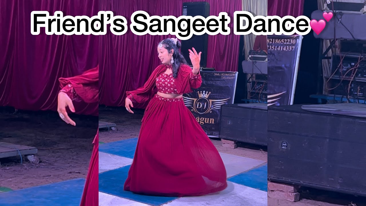 Friend’s wedding dance•Sangeet solo dance performance•Indian Wedding ...