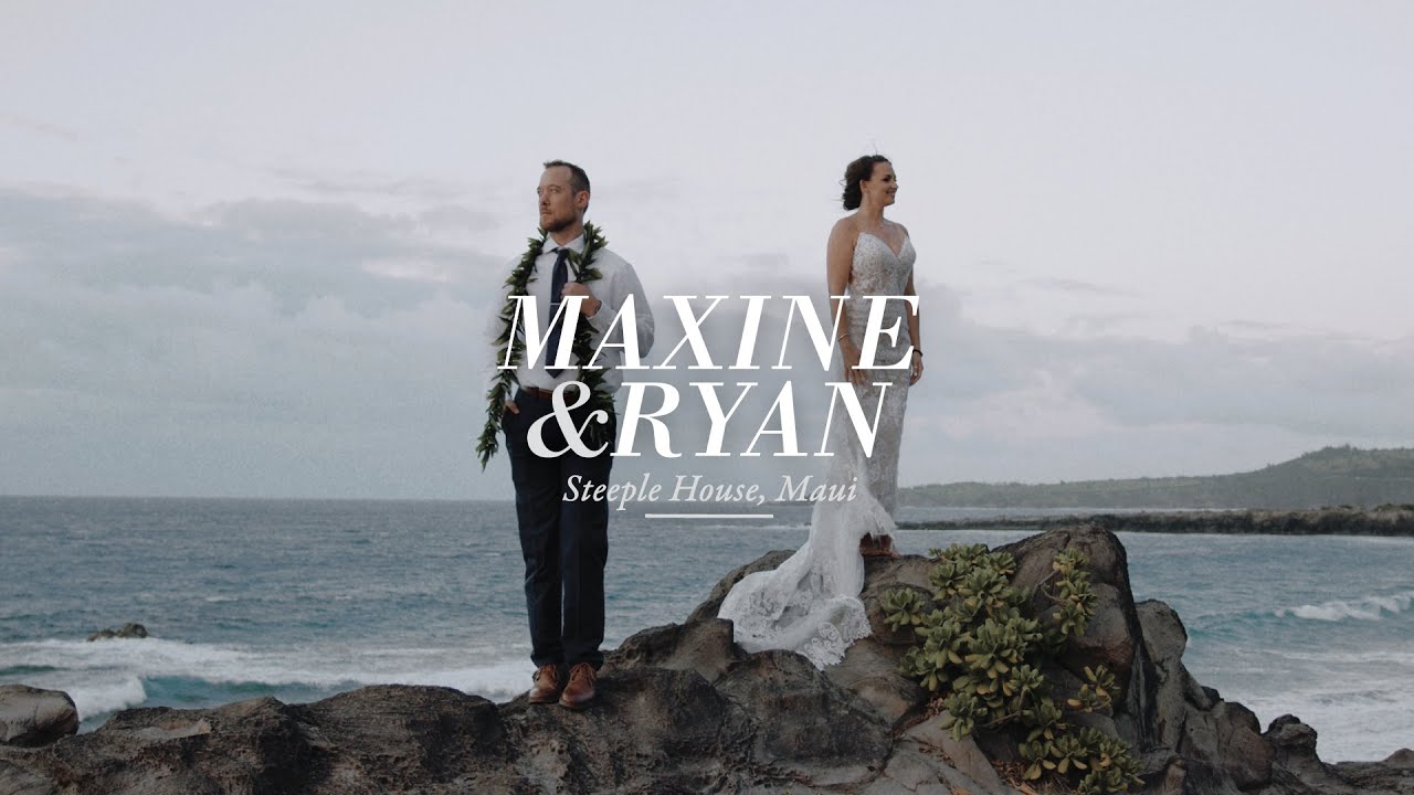 Steeple House Elopement | Maxine & Ryan - 02.17.20 (Simple Maui Wedding ...