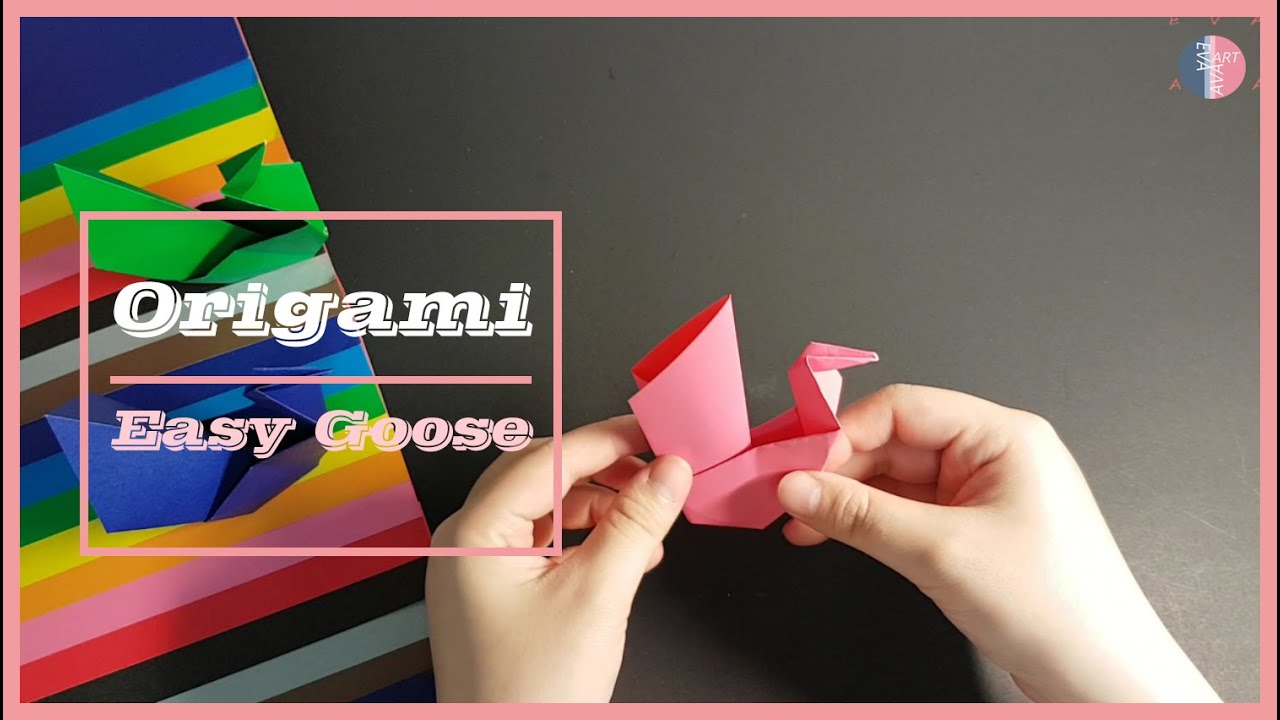 [Origami#28]DIY Easy Origami Goose | Easy Origami | Origami For Kids ...