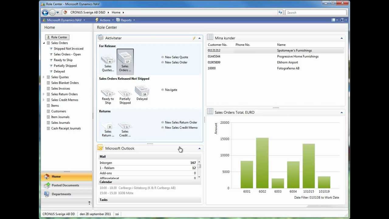 Drag and Drop for Microsoft Dynamics NAV 2009 - YouTube