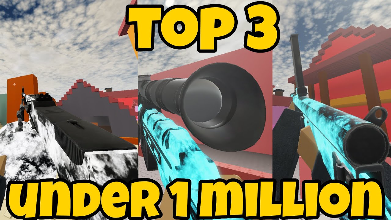 TOP 3 *BEST* GUNS TO BUY FOR UNDER 1,000,000 CREDITS (gunfight arena ...