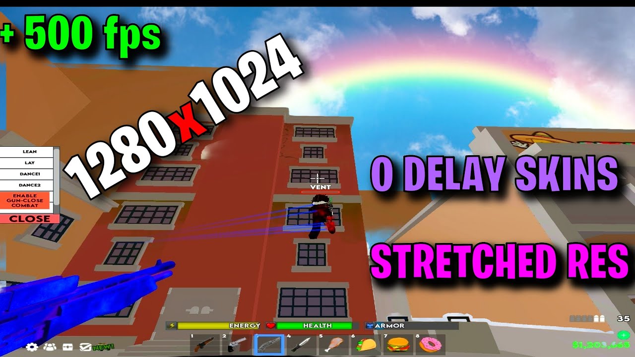 ZERO DELAY SKINS + BEST STRETCHED RES (Da Hood Montage) - YouTube