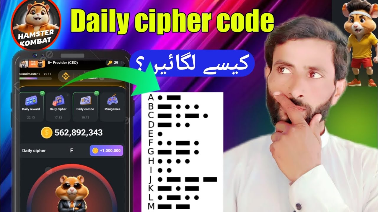 How to use Hamster daily cipher code||new cipher code today daily cipher code kaise use karte ...