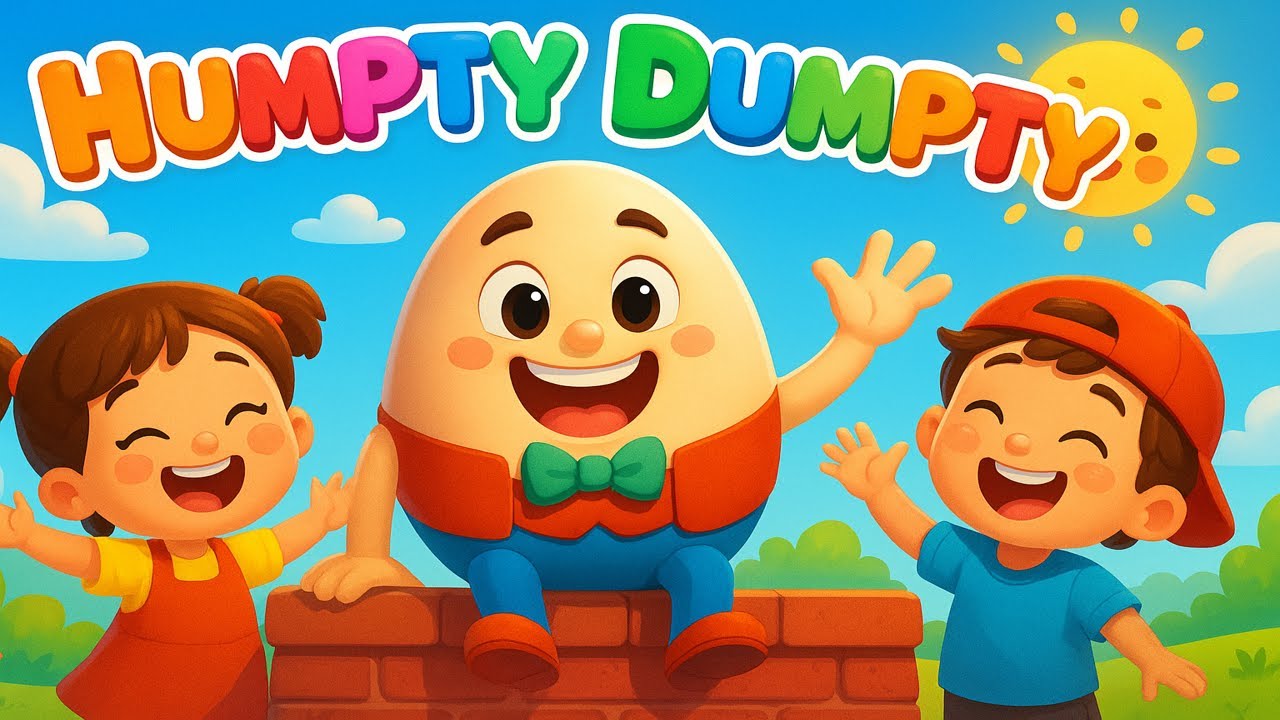 Humpty Dumpty Sat on a Wall Dance Song | Fun Rhyme for Kids - YouTube