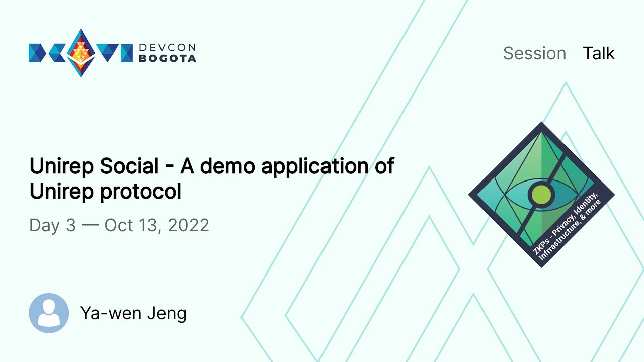Unirep Social: A demo application of Unirep protocol - YouTube