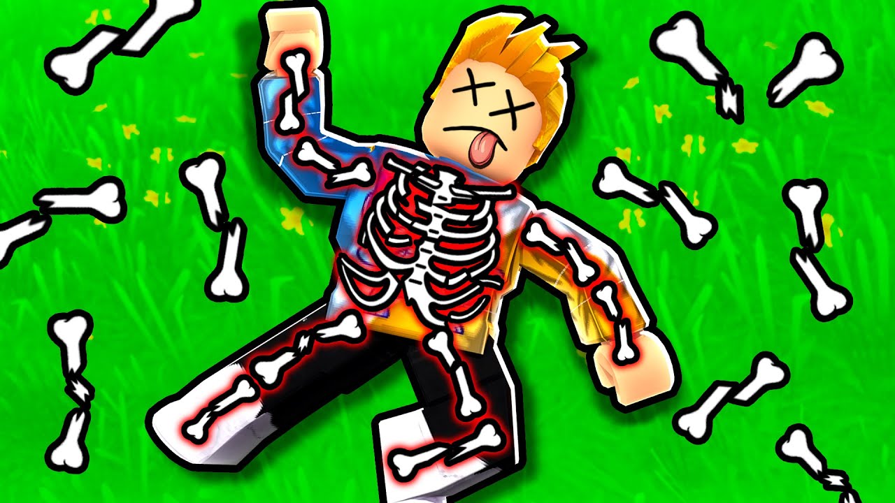 BREAKING ALL MY BONES IN ROBLOX - YouTube