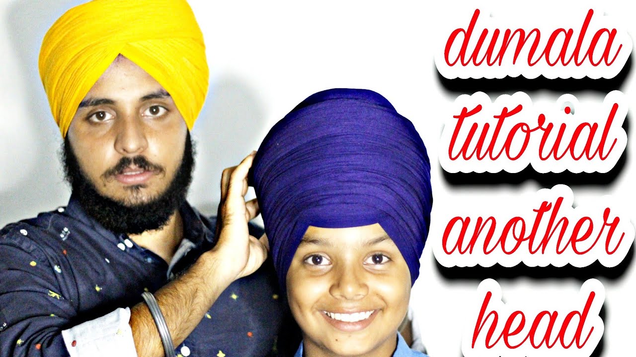 how to tie dumala sahib, ਸਿੱਖੋ ਦੁਮਾਲਾ ਸਾਹਿਬ ਅਸਾਨ ਤਰੀਕੇ ਨਾਲ, dumala ...